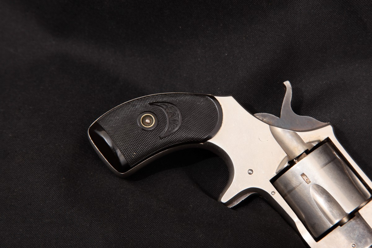 Forehand & Wadsworth Model Pioneer Solid Frame Revolver, Nickel 2 11/16 ...