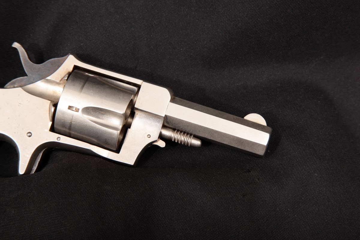 Forehand & Wadsworth Model Pioneer Solid Frame Revolver, Nickel 2 11/16 ...