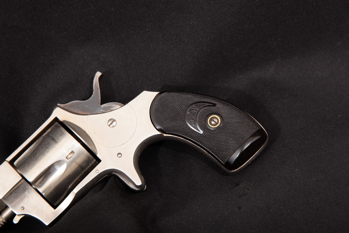 Forehand & Wadsworth Model Pioneer Solid Frame Revolver, Nickel 2 11/16 ...