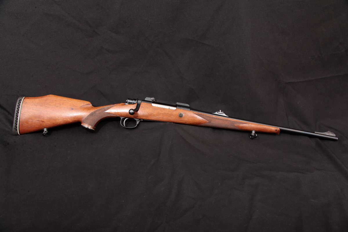 H. Dumoulin Custom Mauser-Style Action, Blue 20" Control-Feed Hinged ...