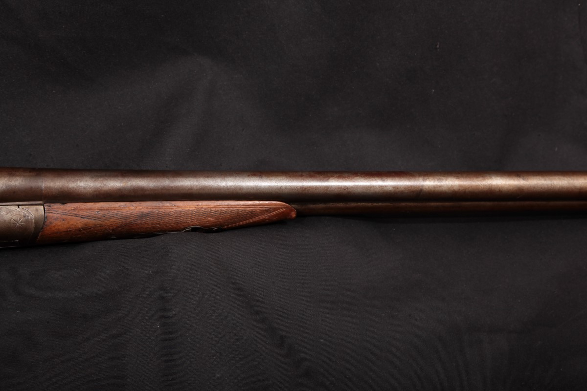 H. Pieper Gold Hibbard, Damascus & Case Color 28 1/2" Side By Side Sxs ...