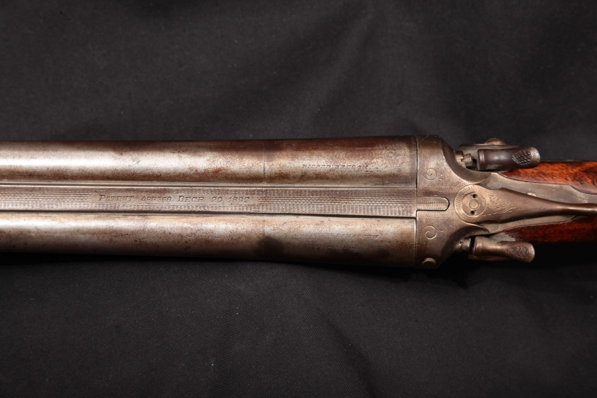 H. Pieper Gold Hibbard, Damascus & Case Color 28 1/2" Side By Side Sxs ...