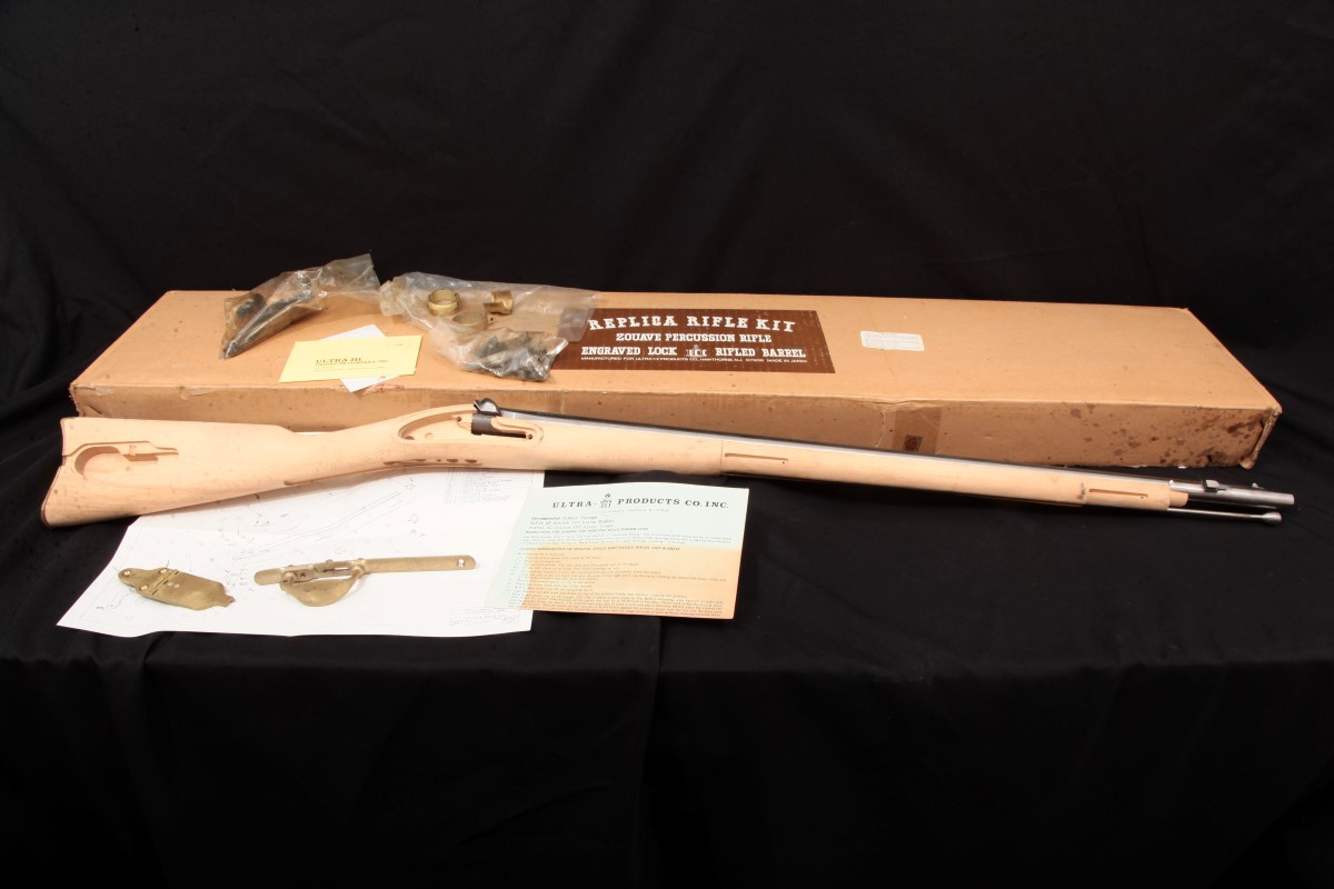 Navy Arms Co Model 1863 Zouave Remington Kit, Silver 32" Black Powder ...