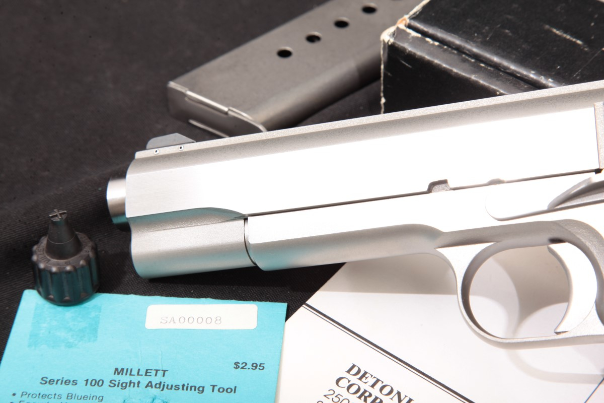 Detonics Washington Model Scoremaster, Stainless 5" 1911-Style Single ...