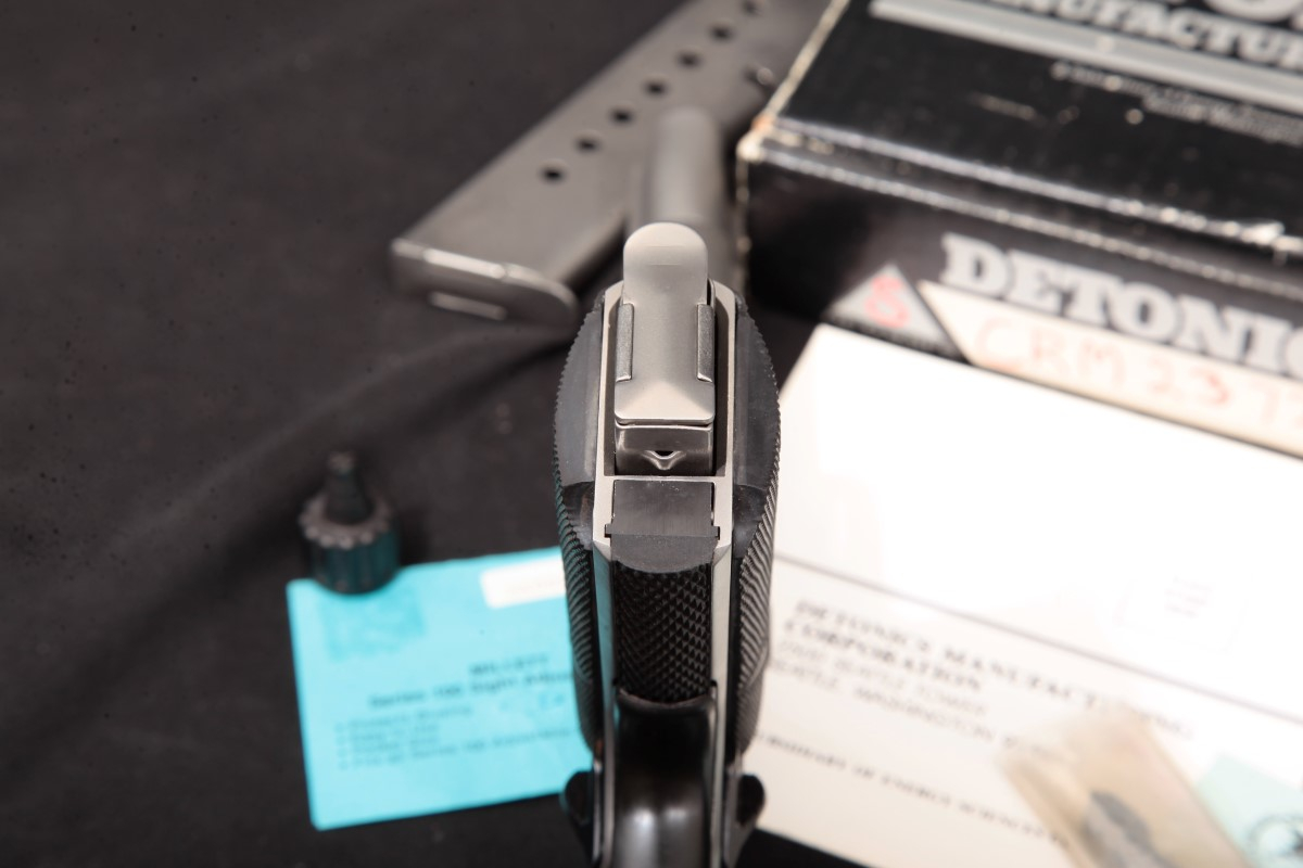 Detonics Washington Model Scoremaster, Stainless 5" 1911-Style Single ...