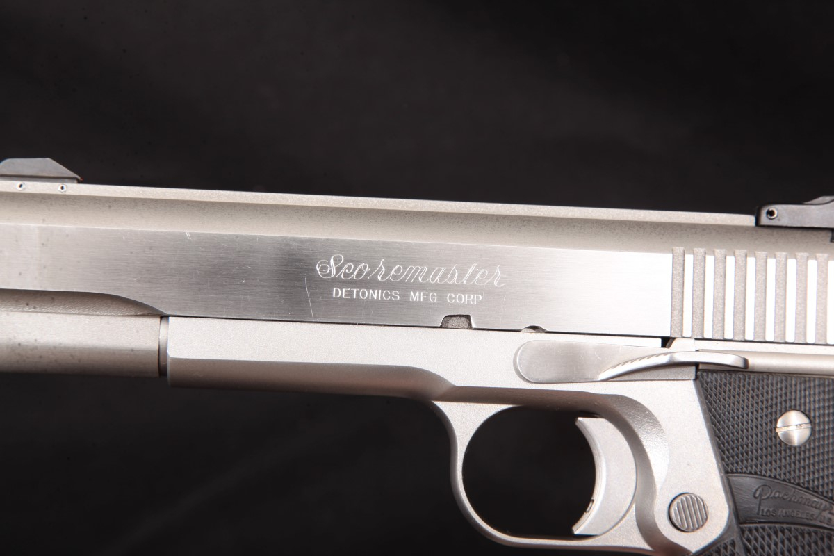 Detonics Washington Model Scoremaster, Stainless 5" 1911-Style Single ...