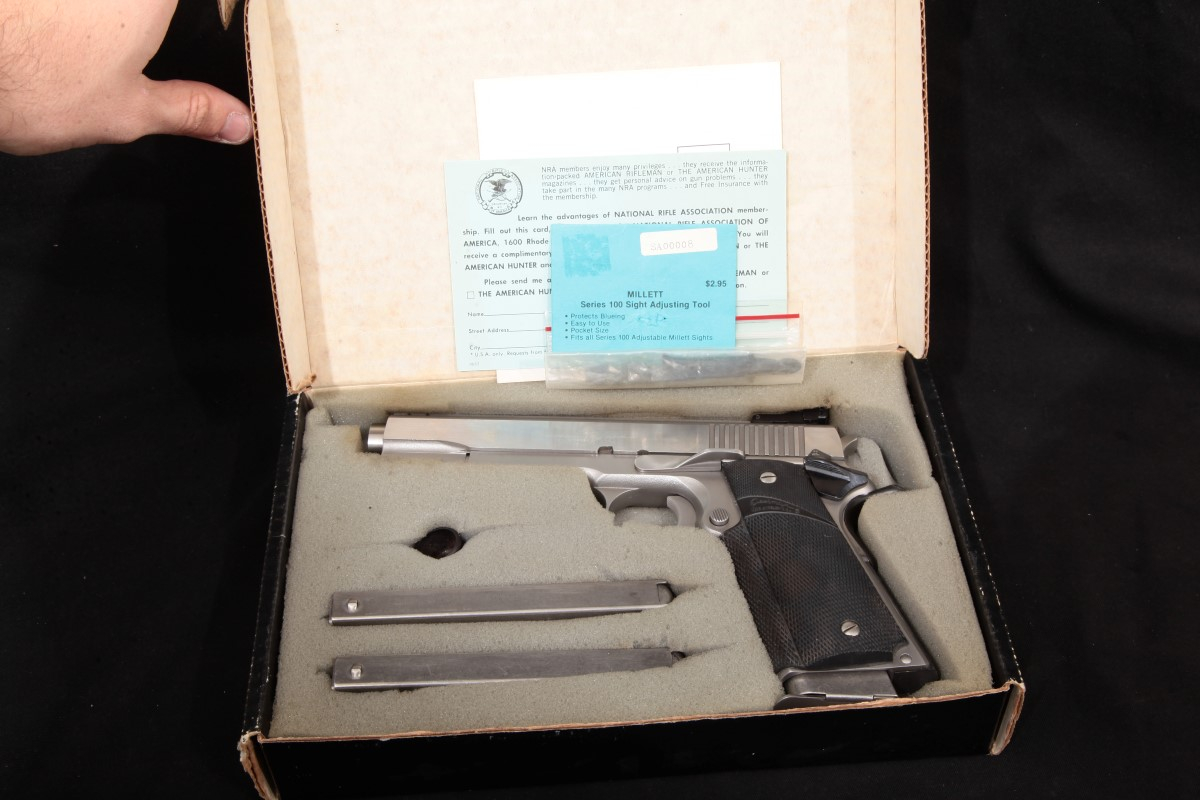Detonics Washington Model Scoremaster, Stainless 5" 1911-Style Single ...