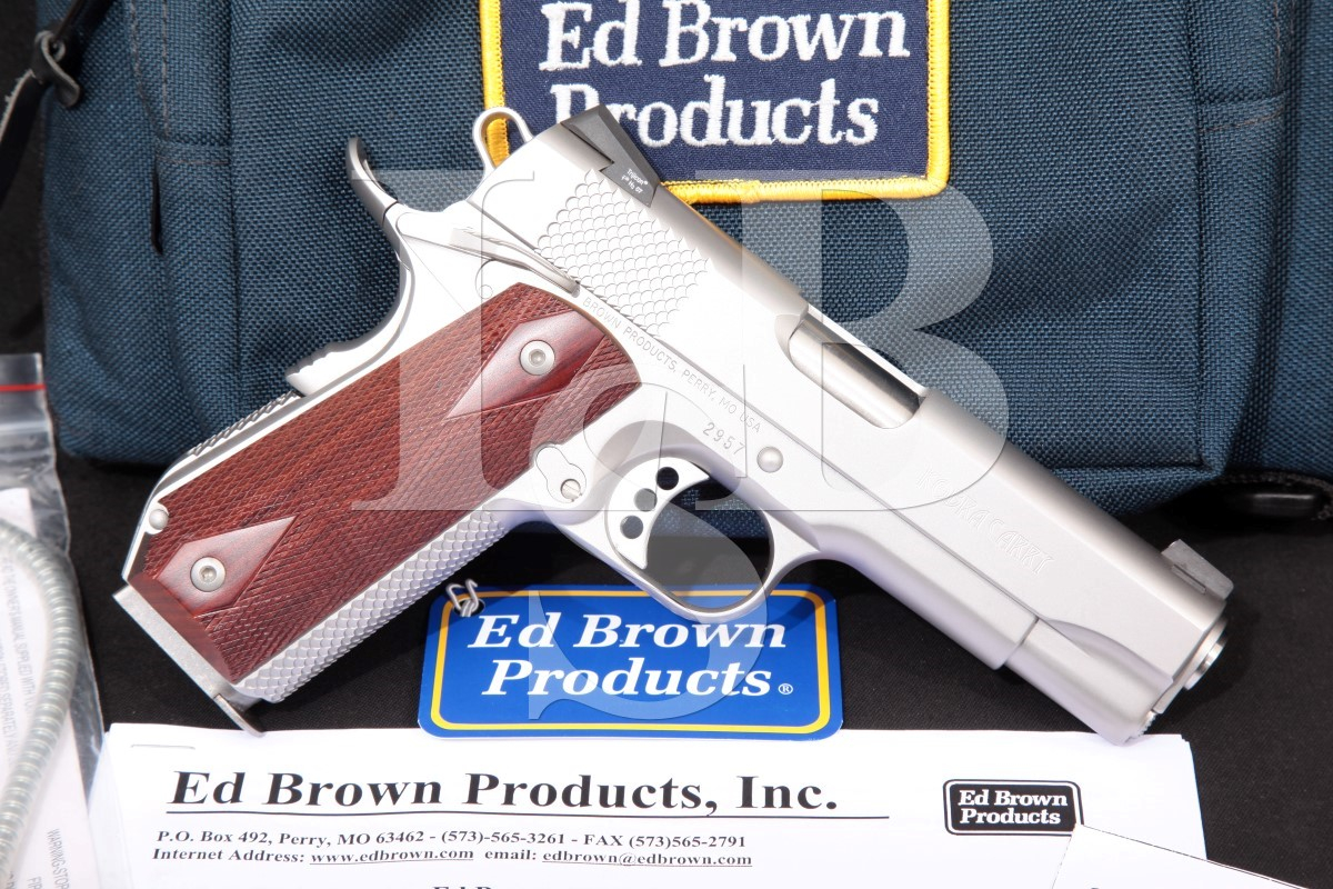 Ed Brown Model Kobra Carry, Stainless 4 1/4" Single Action Semi ...