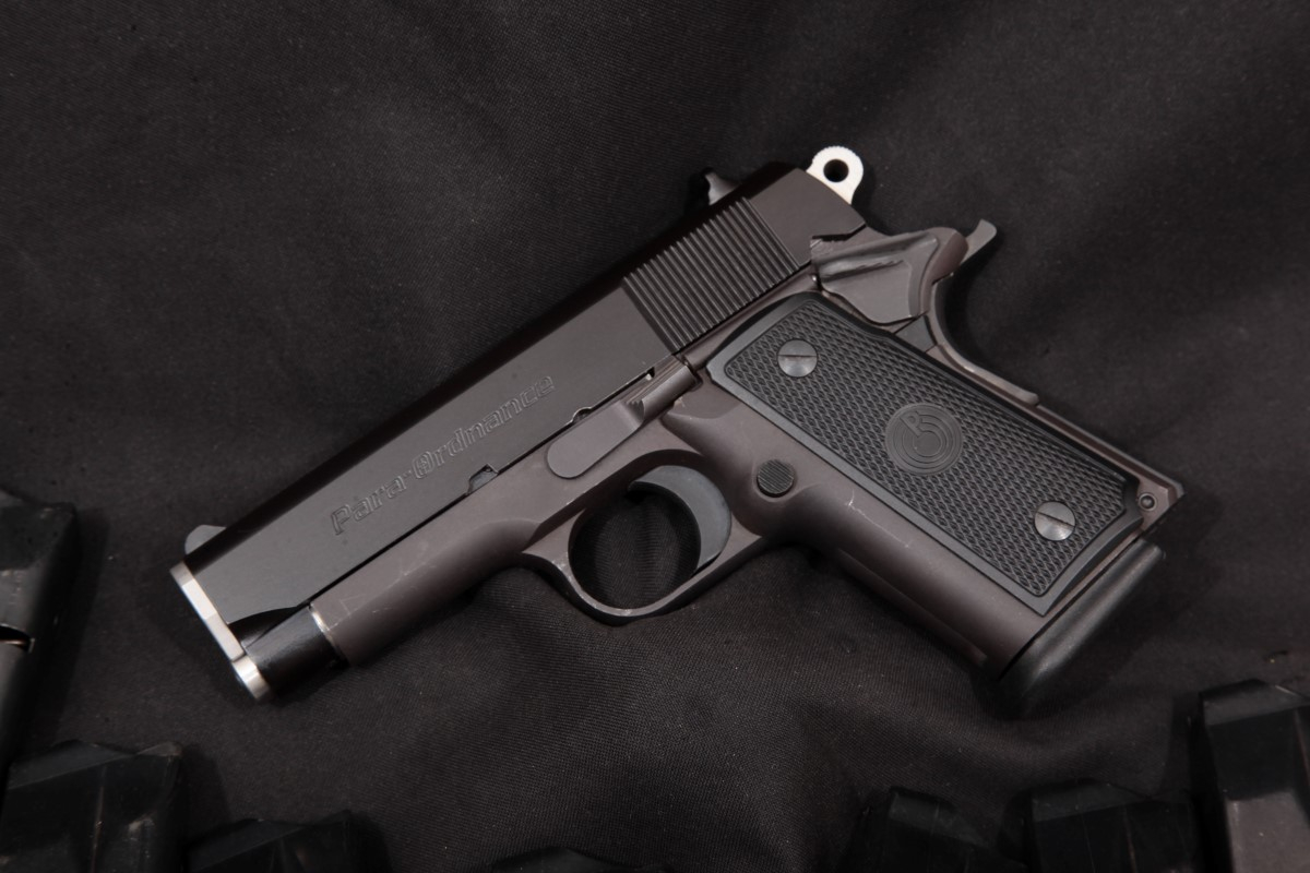 Para Ordnance Model P12-45, Bright Black/Matte Black 3 5/8" Sa Semi ...