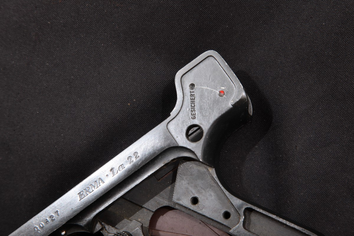 Erma German Made Luger La 22, Blue Semi Automatic Magazine Fed Pistol ...