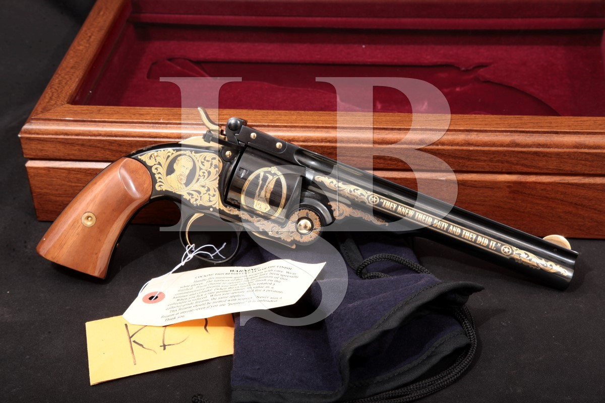 Taylors And Company Uberti Texas Ranger Tribute Schofield, Blue & Gold ...