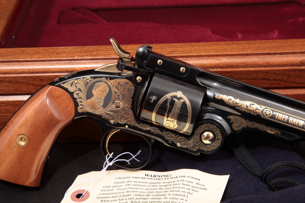 Taylors And Company Uberti Texas Ranger Tribute Schofield, Blue & Gold ...
