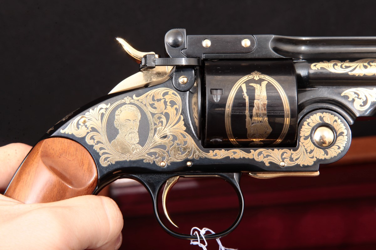 Taylors And Company Uberti Texas Ranger Tribute Schofield, Blue & Gold ...