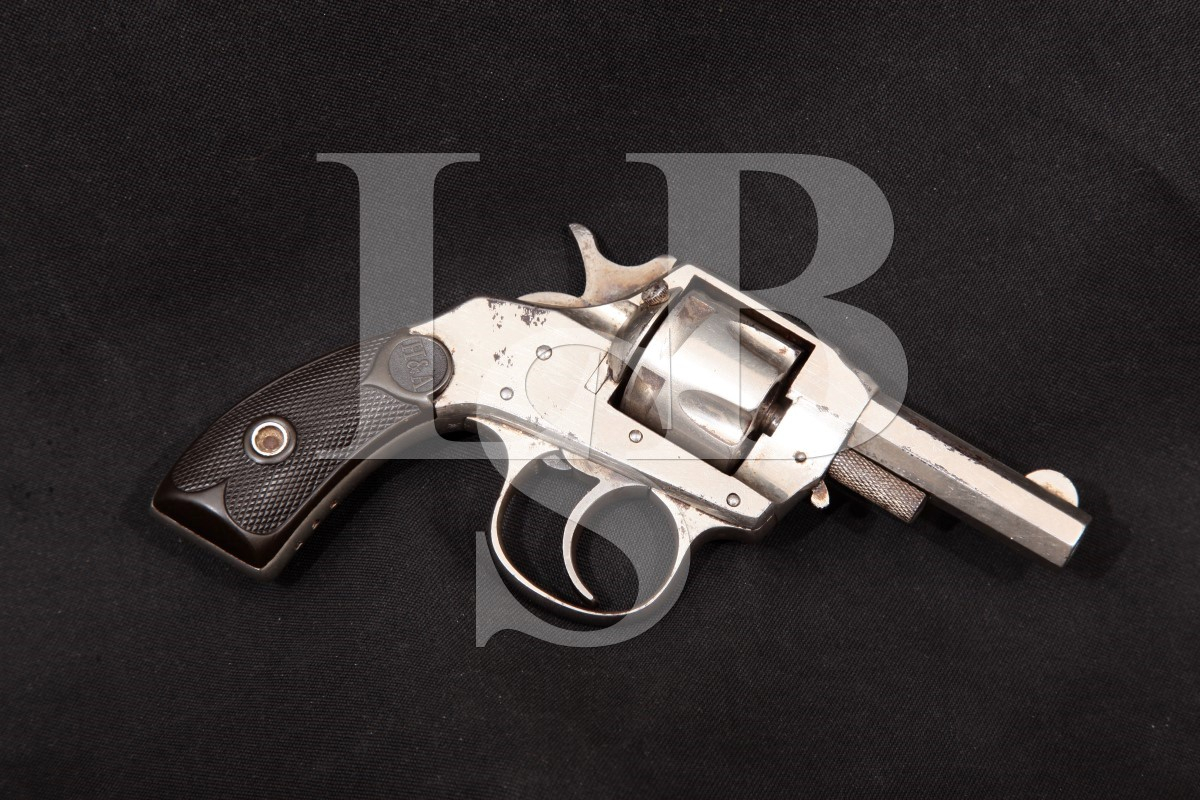 Hopkins & Allen Model Xl Double Action, Nickel 2 1/4" Sa/Da Single ...