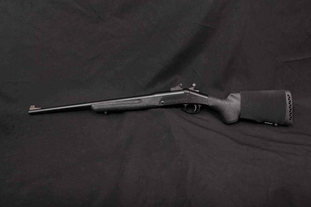 Harrington & Richardson H&R Handi-Rifle, Blue 20" Single Shot Top Break ...