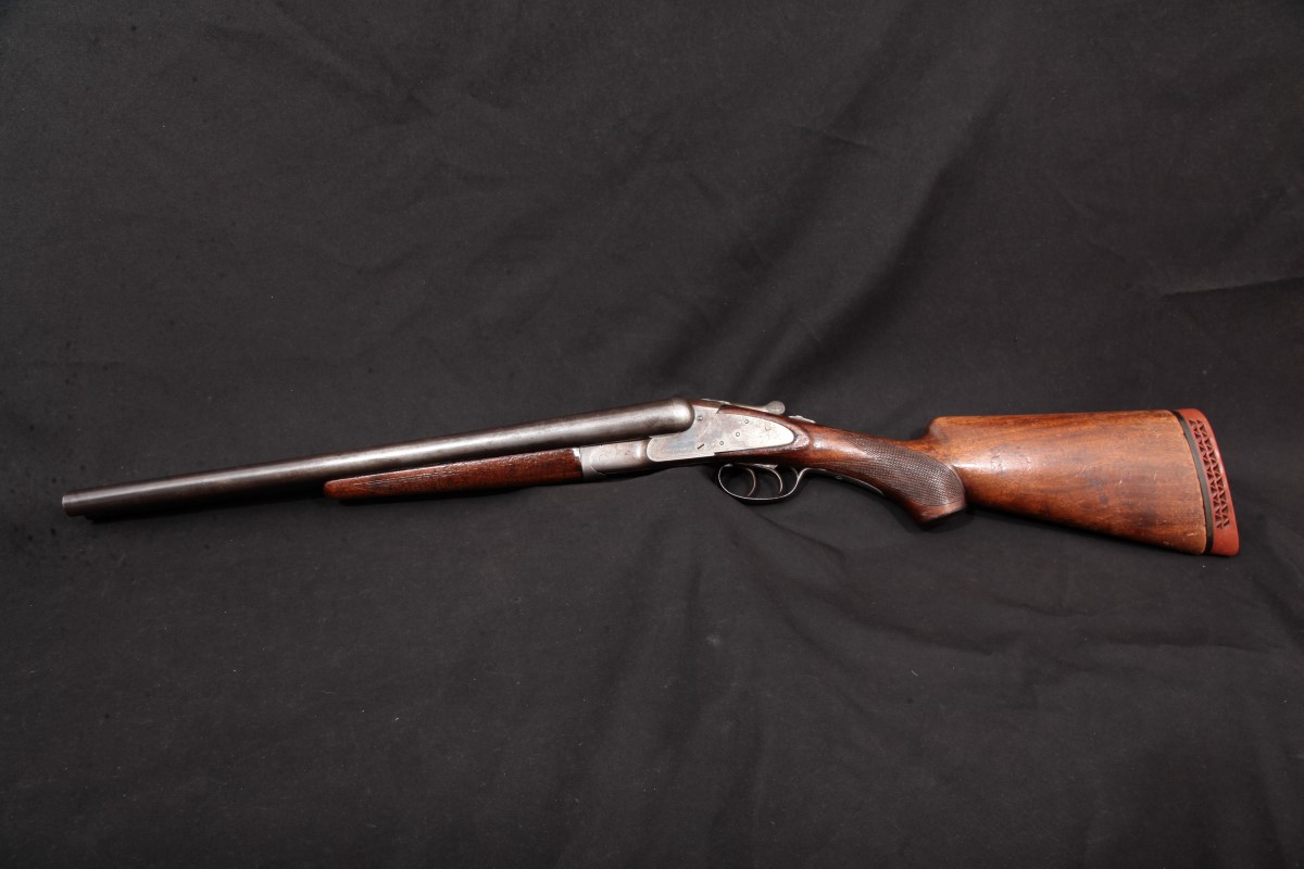 Baker Gun Co Model Batavia Leader, Blue & Case Color 18 1/2" Sidelock ...