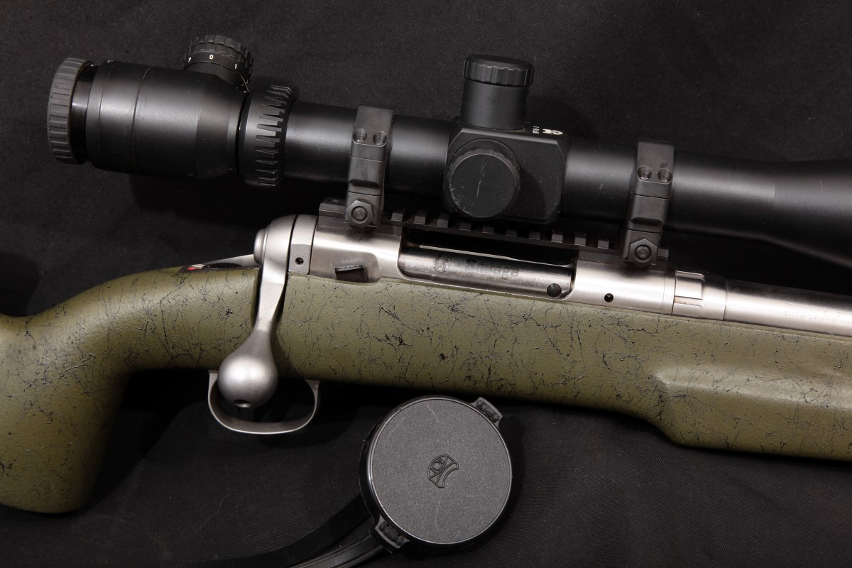 Savage Model 12, Stainless 26" Fluted Bull Barrel Internal Magazine ...