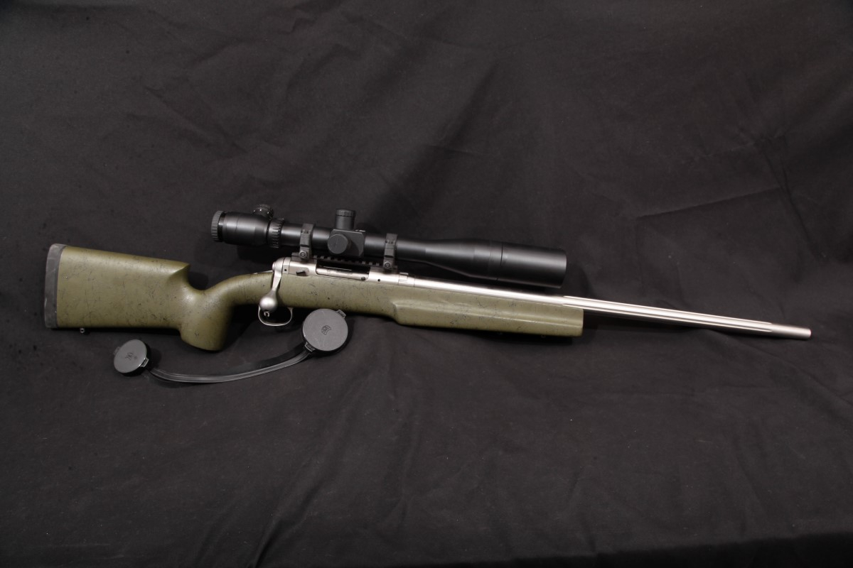 Savage Model 12, Stainless 26" Fluted Bull Barrel Internal Magazine ...