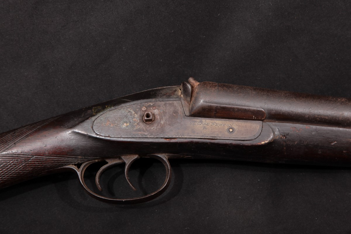 George Newton Side By Side, 32" Sxs Double Barrel Percussion Exposed ...