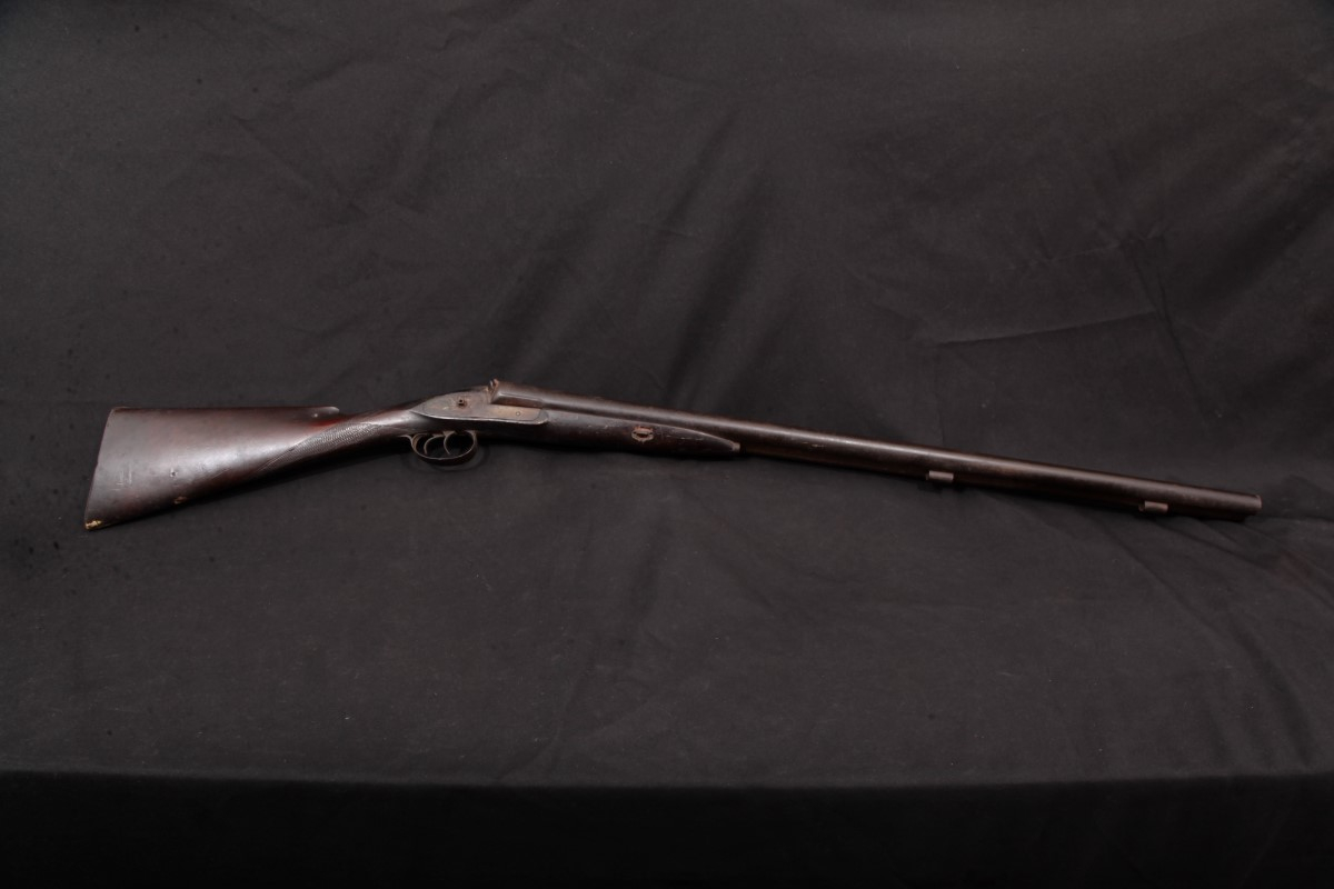 George Newton Side By Side, 32" Sxs Double Barrel Percussion Exposed ...