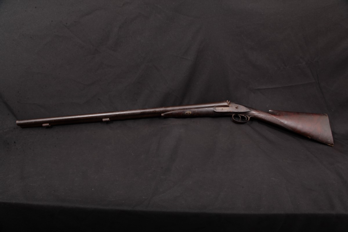 George Newton Side By Side, 32" Sxs Double Barrel Percussion Exposed ...