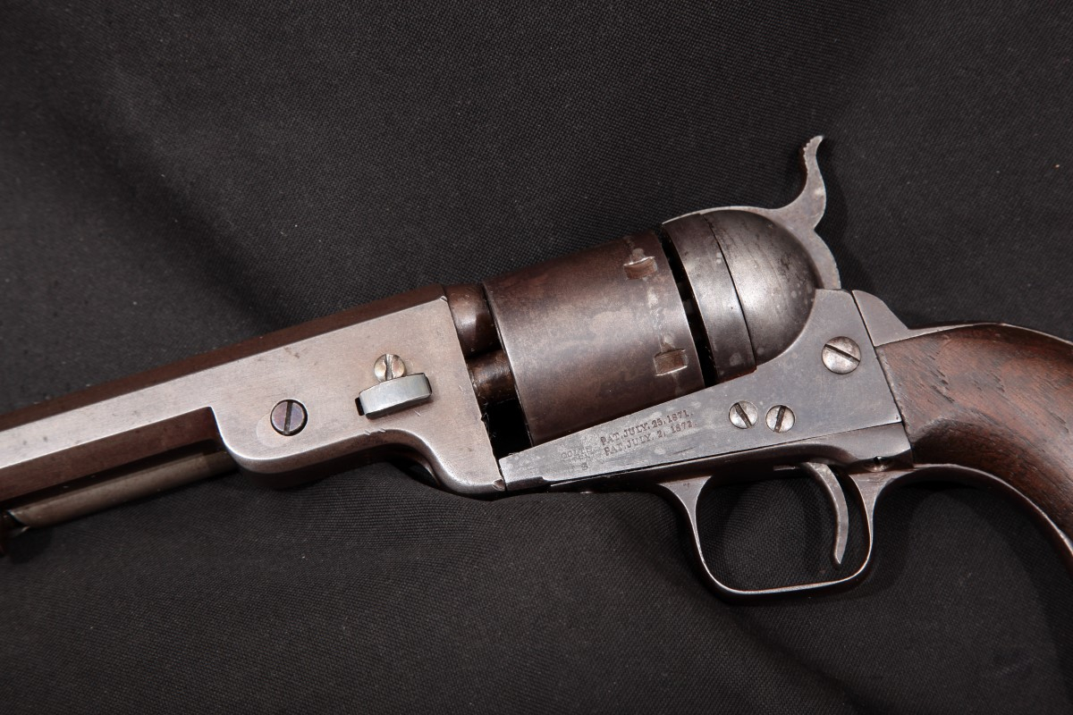 Colt Model 1851 Navy Conversion, Us Marked, Blue, 7 Single Action ...