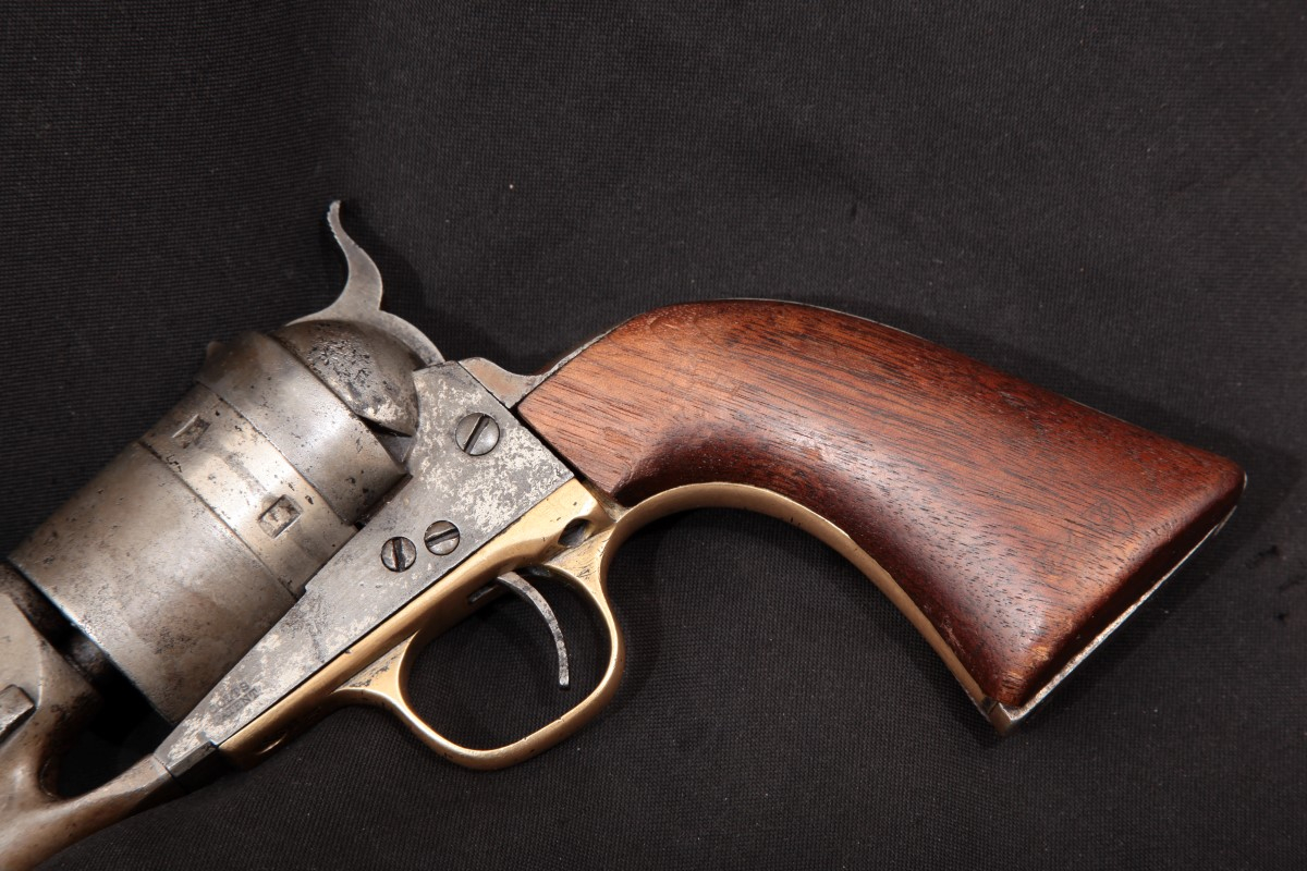Colt Model 1860 Army Richards Conversion Us Marked, Nickel/Brass 7 ...