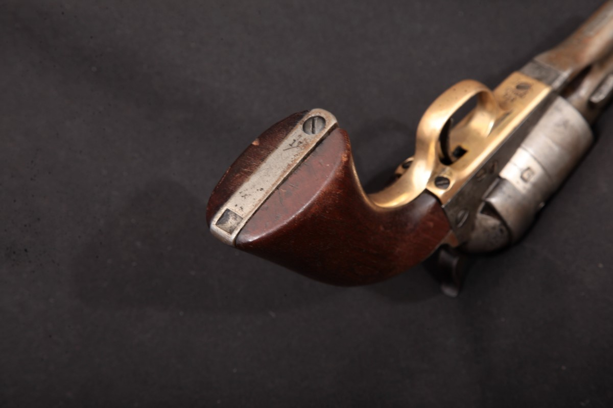 Colt Model 1860 Army Richards Conversion Us Marked, Nickel/Brass 7 ...