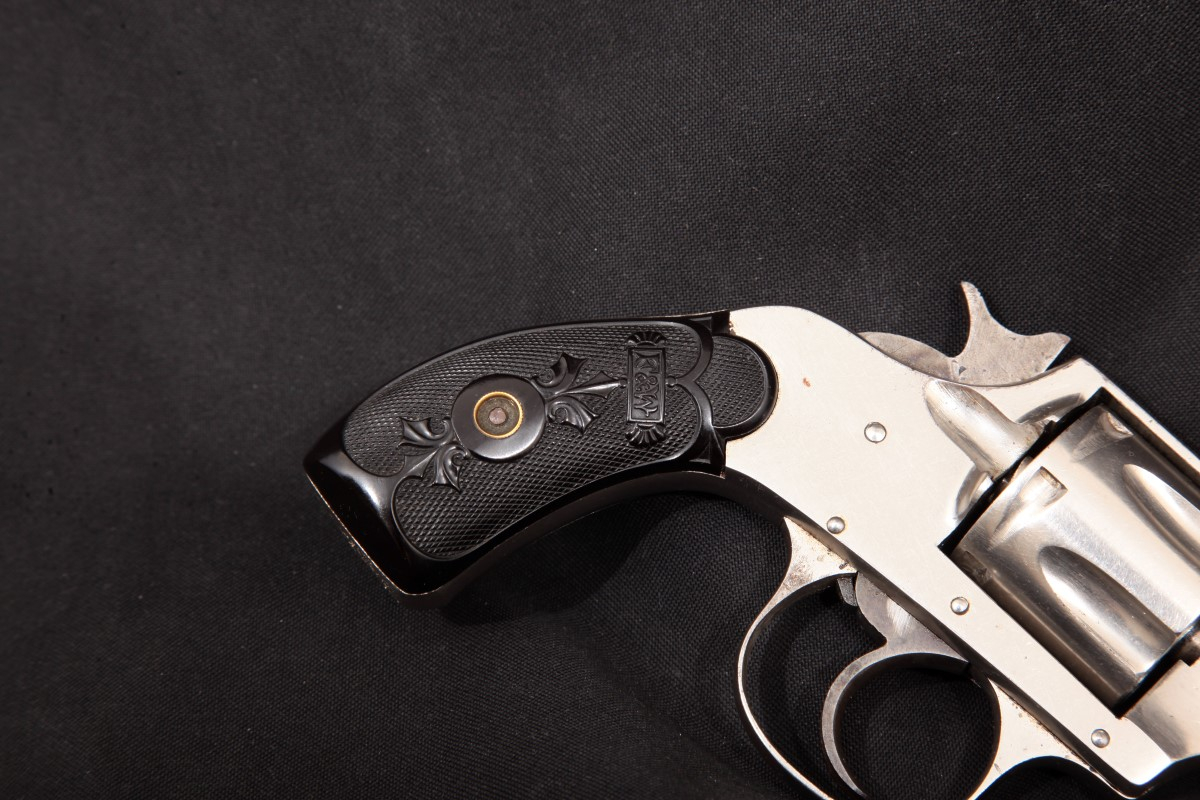 Forehand Arms Model Double Action Solid Frame Revolver, Nickel, Octagon ...