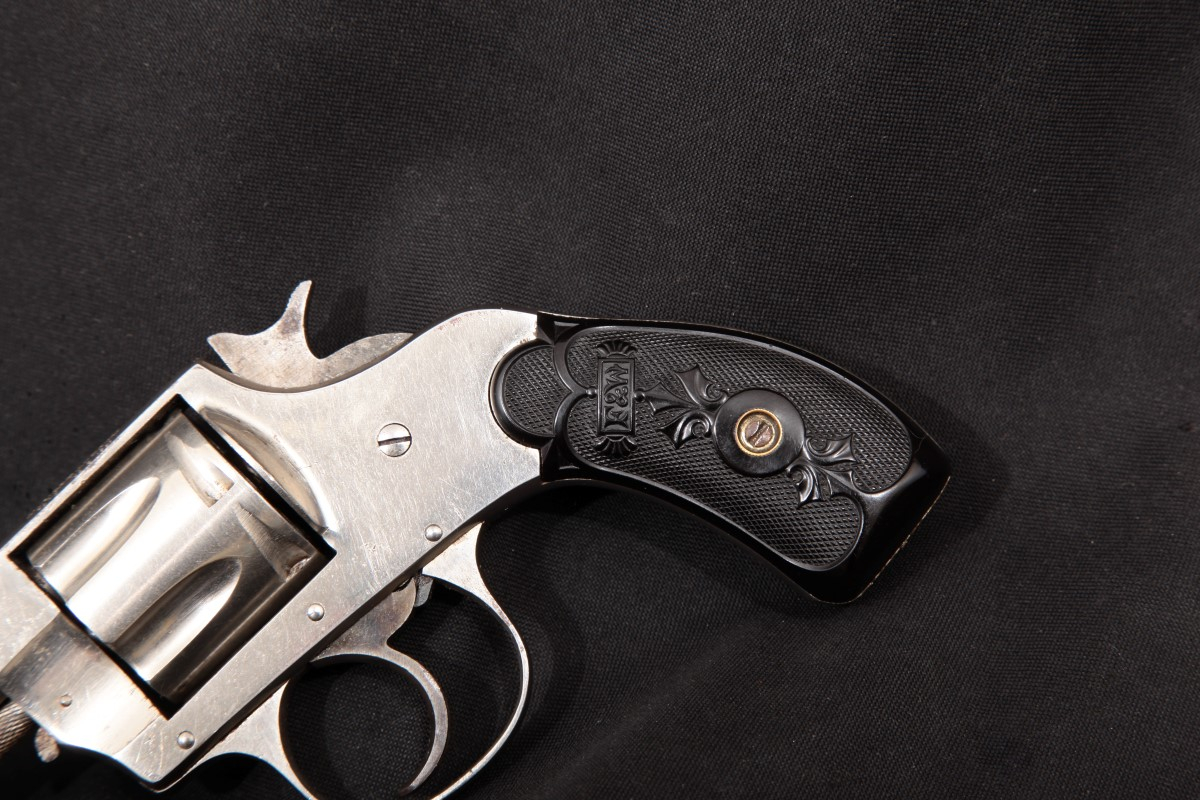 Forehand Arms Model Double Action Solid Frame Revolver, Nickel, Octagon ...