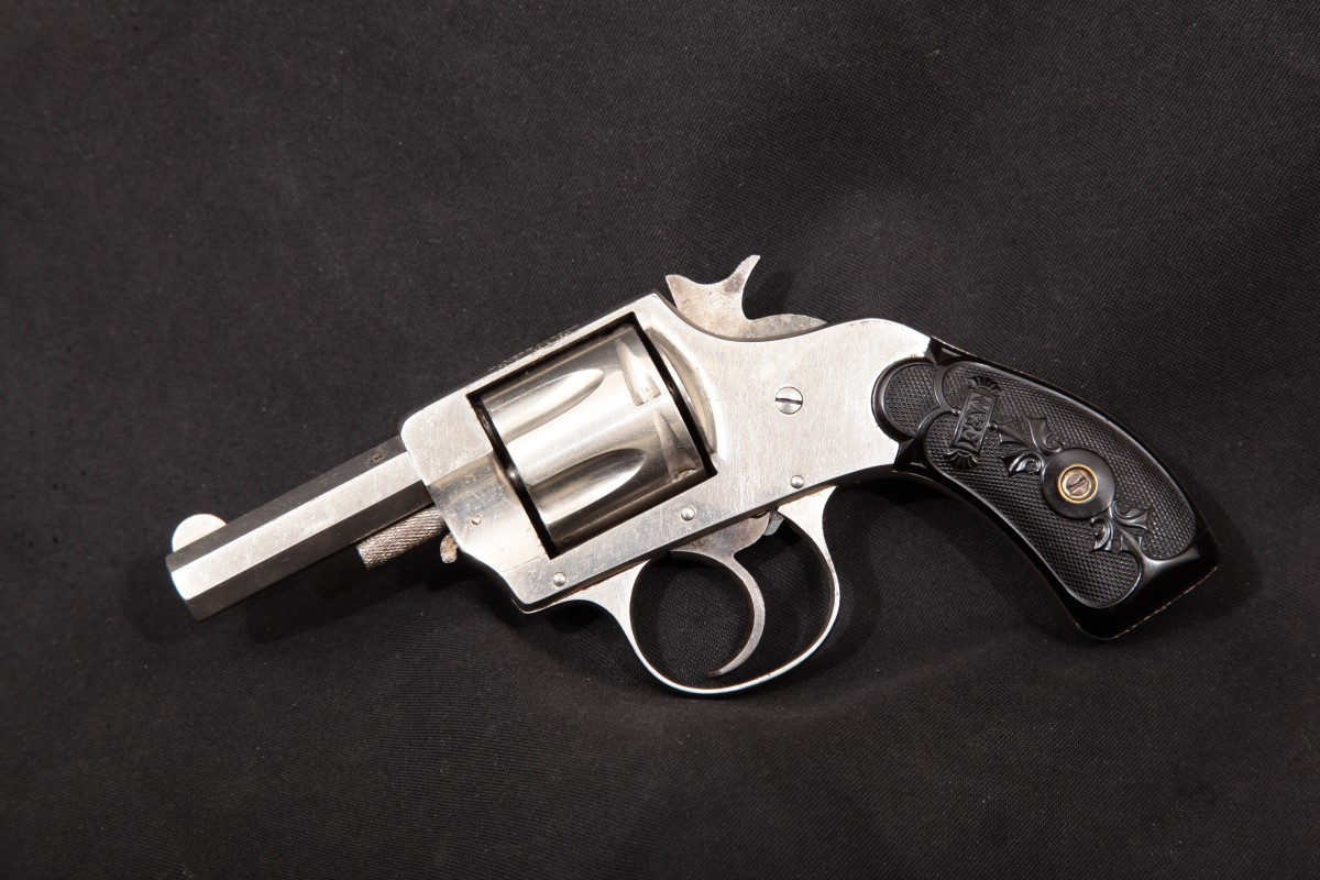 Forehand Arms Model Double Action Solid Frame Revolver, Nickel, Octagon ...
