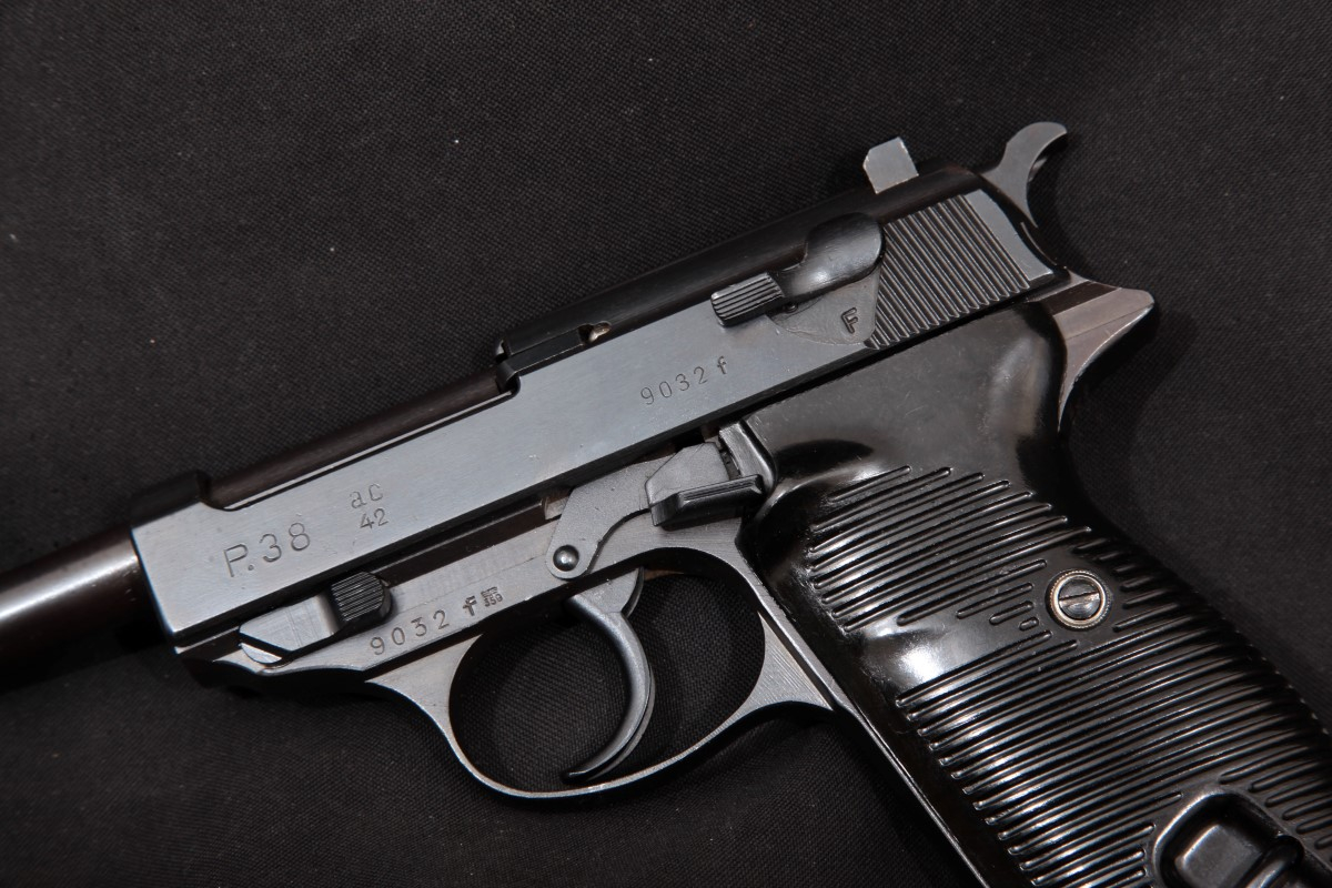 Walther Model P38 Ac-42 2nd Variation, Matching #S, Blued 5 Da Semi ...