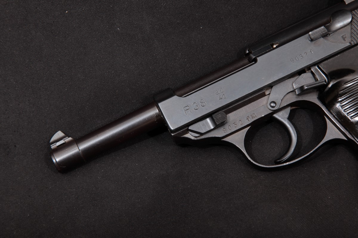Walther Model P38 Ac-42 2nd Variation, Matching #S, Blued 5 Da Semi ...