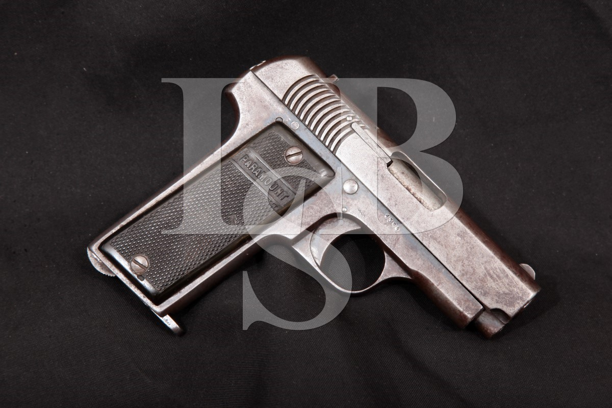 Retolaza Hermanos Model Paramount, Ruby Style Pistol, Blue, 3 Sa Semi ...