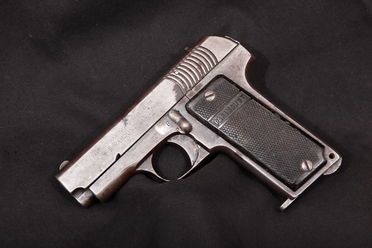 Retolaza Hermanos Model Paramount, Ruby Style Pistol, Blue, 3 Sa Semi ...