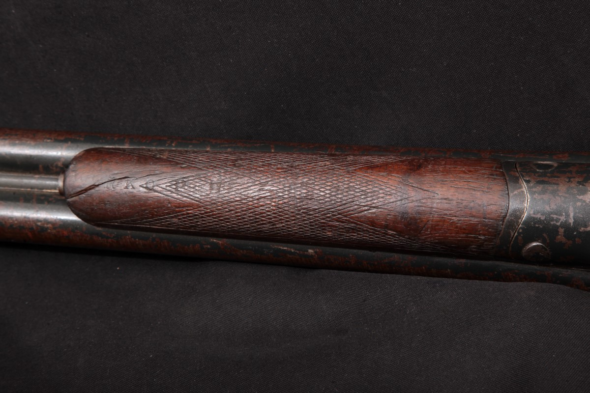 Hopkins & Allen H&A Model Forehand, Damascus 18 1/4" Double Barrel Side ...