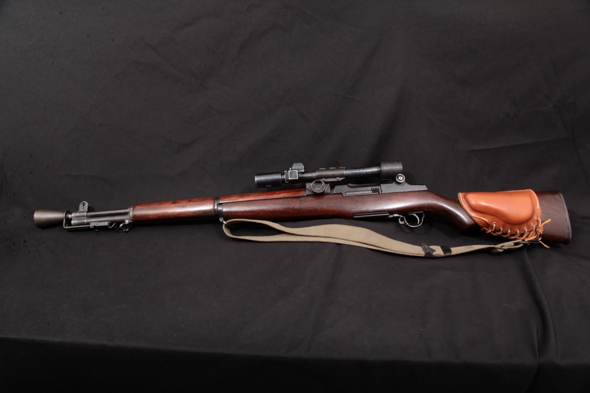 Winchester M1d Garand Sniper, M84 Scope, M2 Flash Hider, Parkerized 24 ...