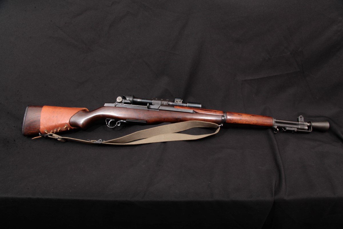 Winchester M1d Garand Sniper, M84 Scope, M2 Flash Hider, Parkerized 24 ...