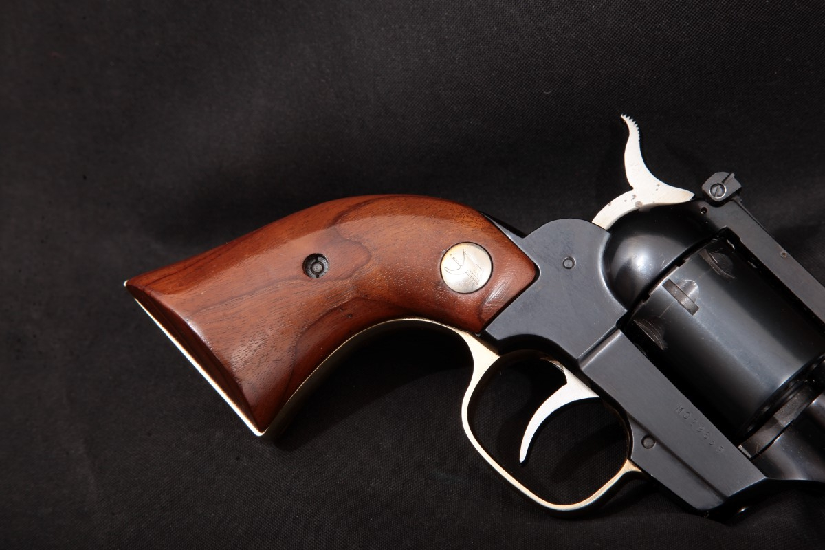 High Standard Model High Sierra 9-Shot Revolver, Blue/Brass, Octagon 7 ...