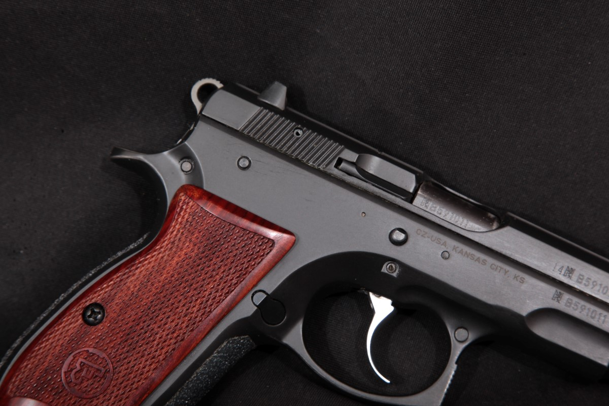 Model 75 Cz75 Compact 01190, Black 3 3/4" Sa/Da Semi-Automatic Pistol ...