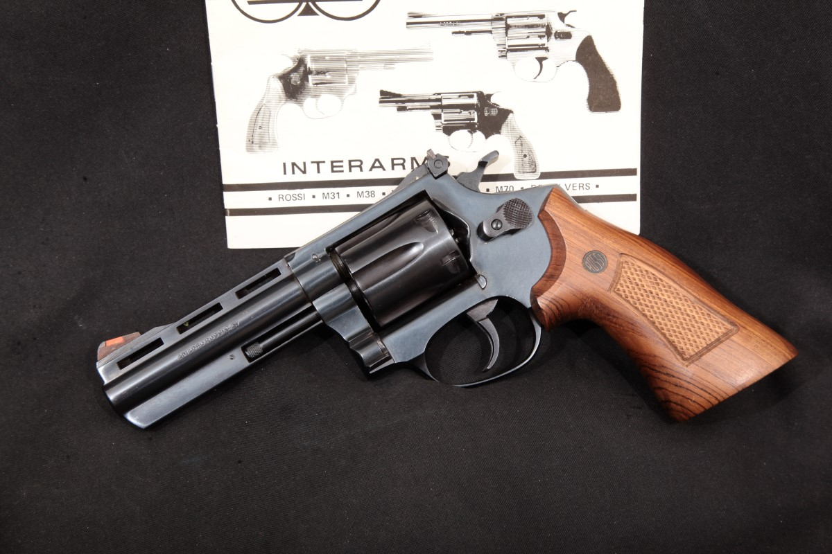 Amadeo Rossi S.A. Model 951 M951, Blue 4" Sa/Da Double Action Revolver ...
