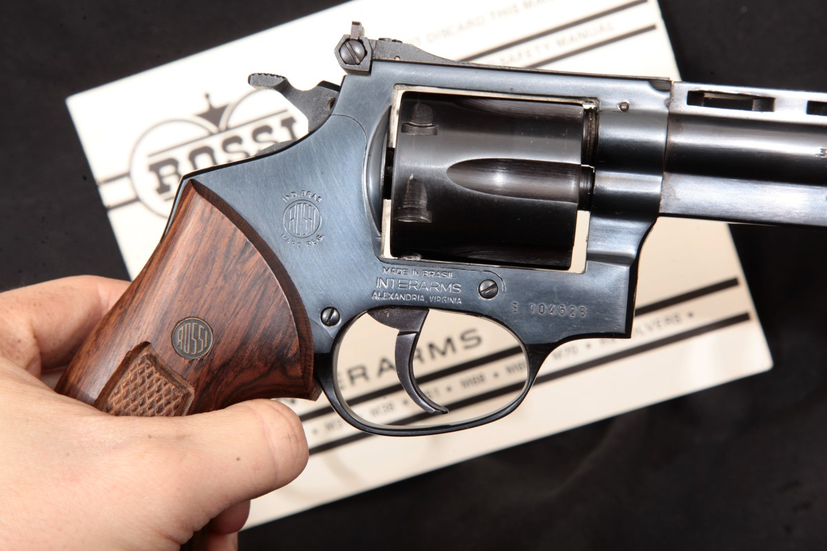 Amadeo Rossi S.A. Model 951 M951, Blue 4" Sa/Da Double Action Revolver ...