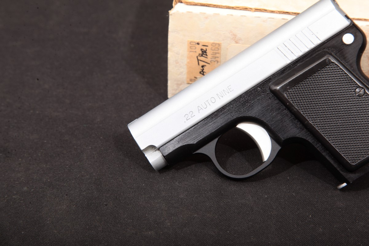 Ftl Manufacturing Corp. Model .22 Auto Nine, Stainless & Black 2 ...