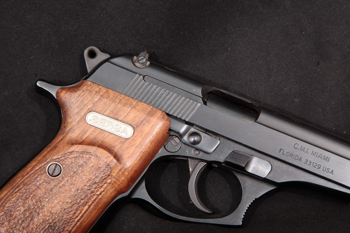 Bersa Model 83, Blue 3 1/2" Single Double Sa Da Action Semi Automatic ...