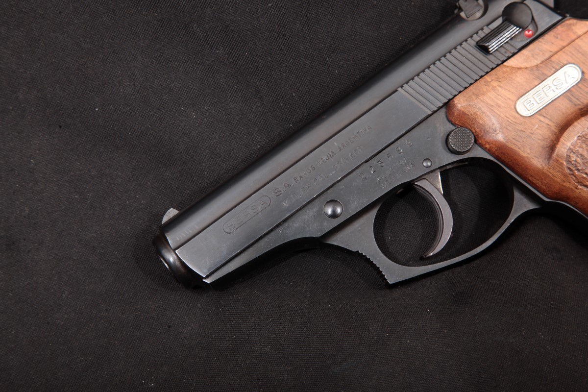 Bersa Model 83, Blue 3 1/2" Single Double Sa Da Action Semi Automatic ...