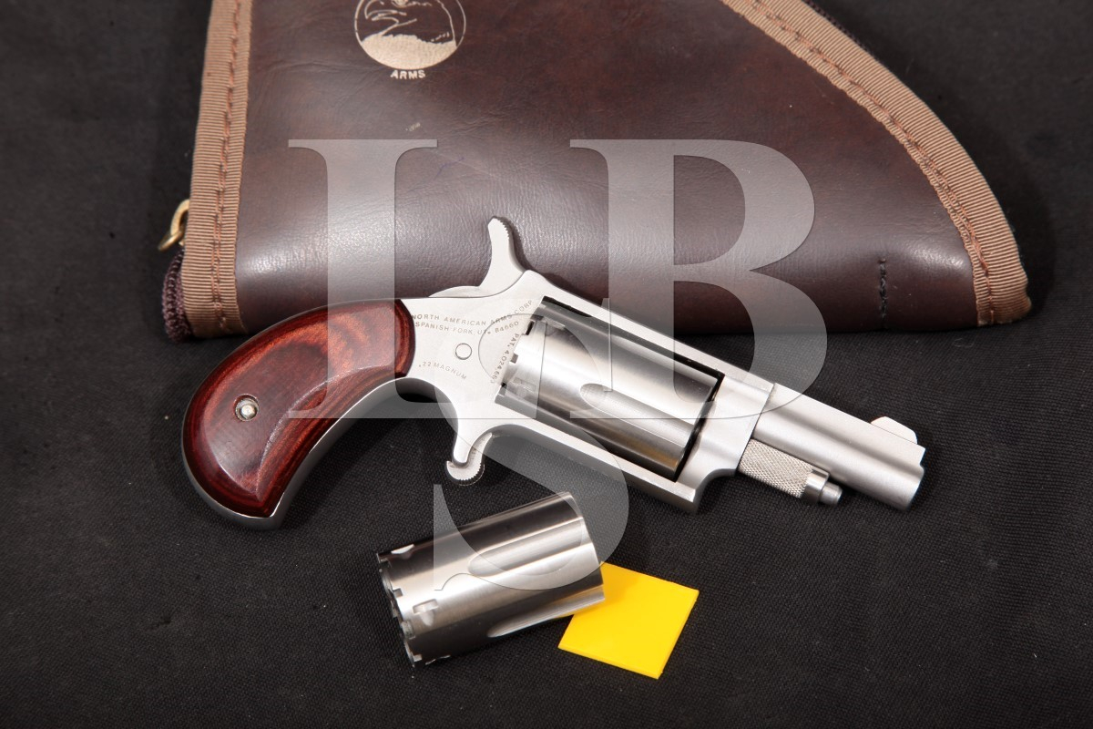 North American Arms Naa-22m Mini Revolver, Stainless 1 5/8" 5-Shot ...