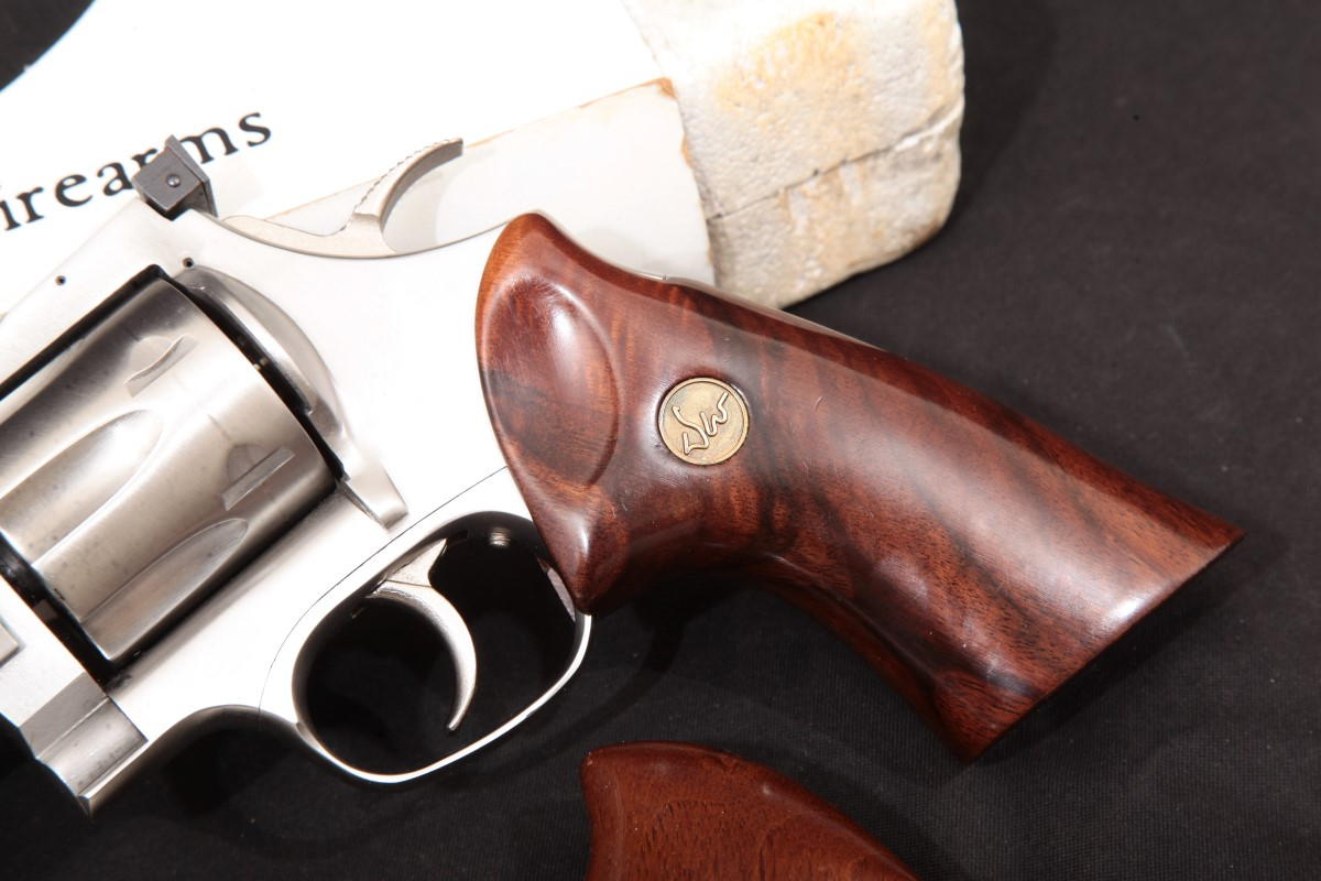 Dan Wesson Monson Model 744-Vh, Stainless 6" & 9 3/4" Sa/Da Double ...