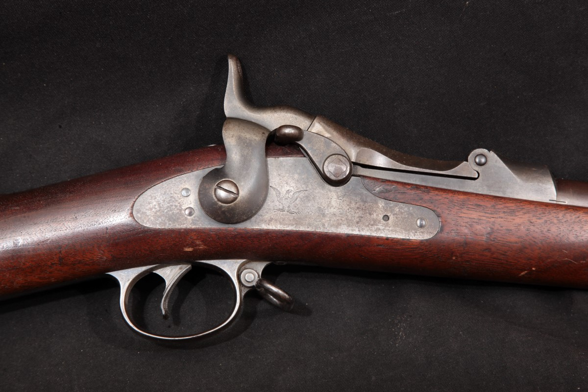 Springfield Model 1888 Ramrod-Bayonet U.S. Trapdoor Rifle, Blue/Case ...