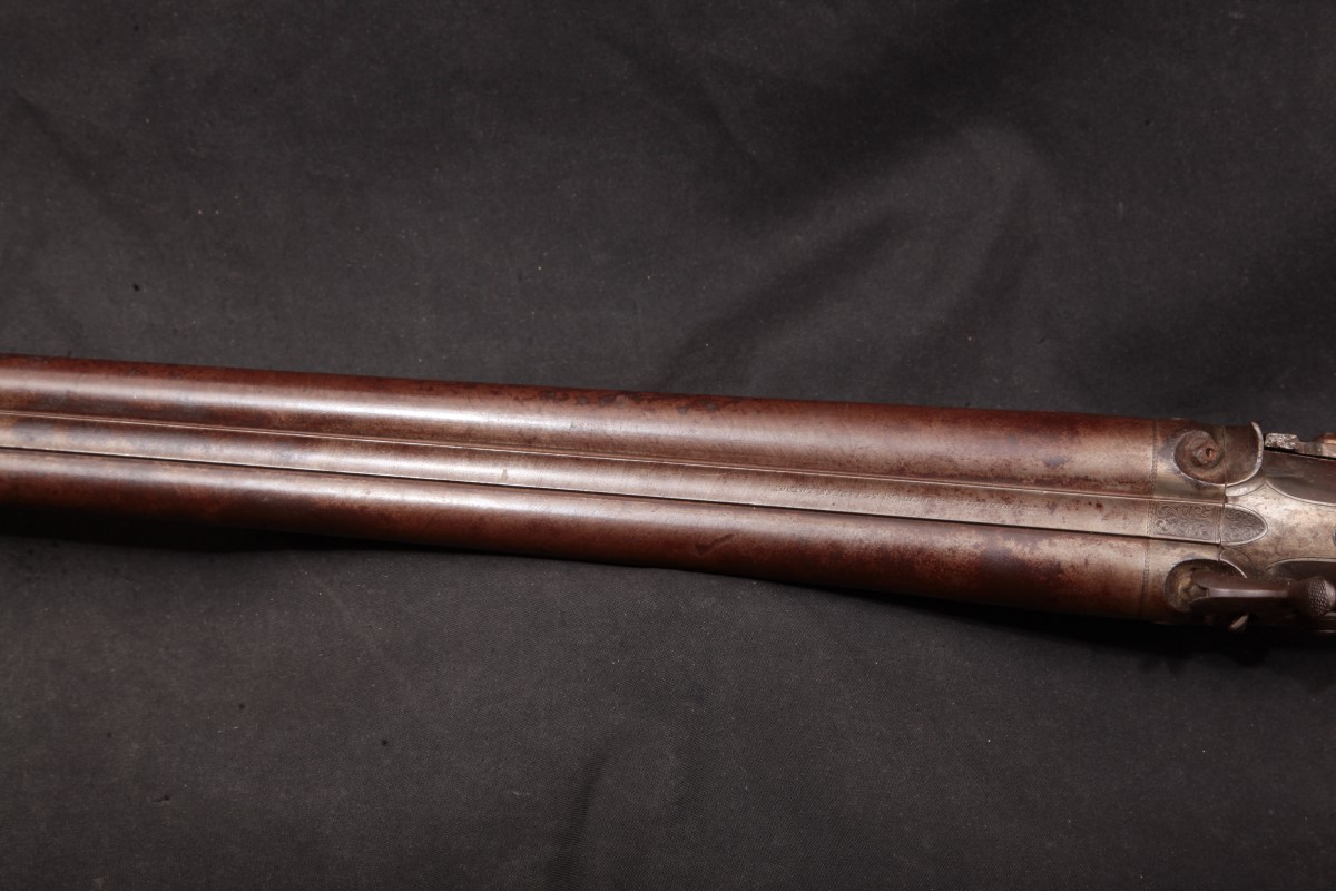 Greener Percussion Black Powder Shotgun, Blue 30" External Hammer Sxs ...