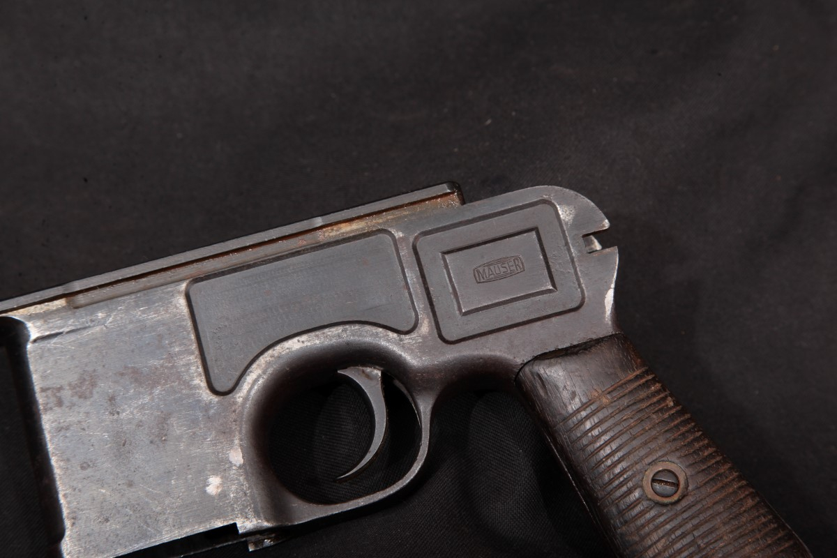 Mauser C96 Broomhandle Late Post-War Bolo Frame, Refinished Sa Semi ...